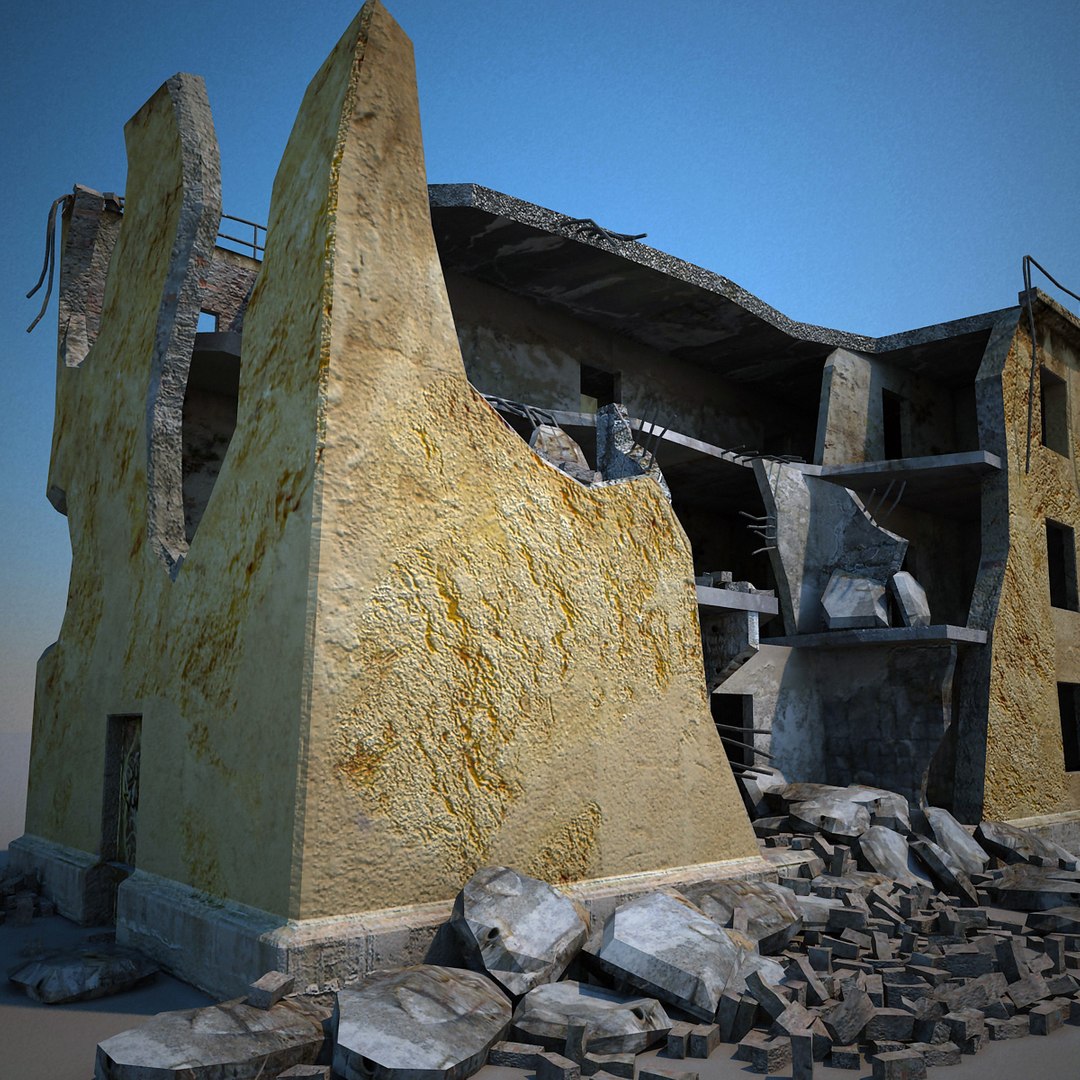 Destroyed House 3d Max