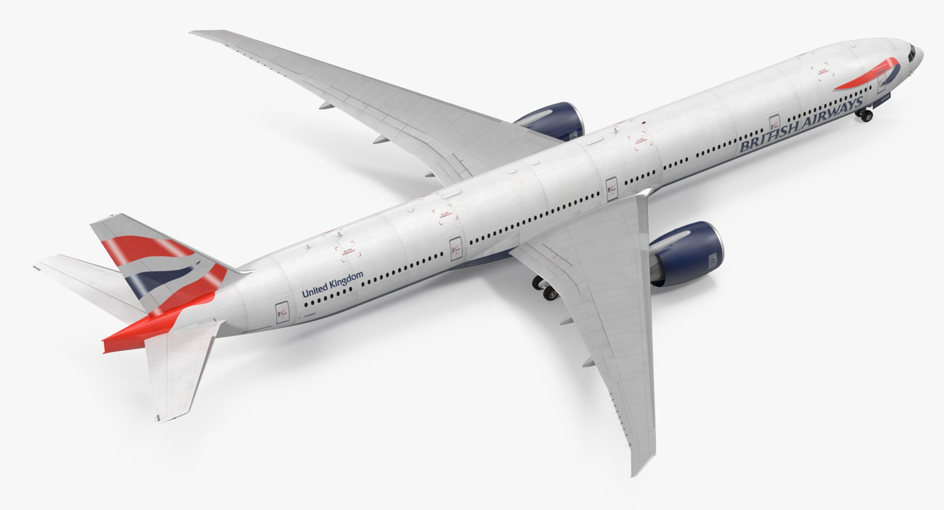 3d Boeing 777-9x British Airways