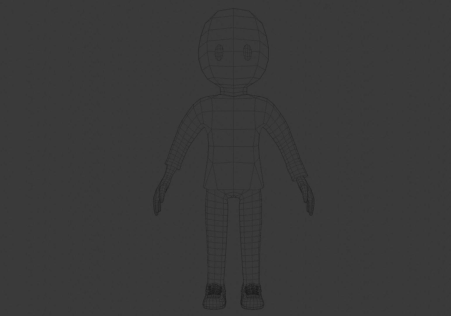 3D simple cartoon boy - TurboSquid 1929962