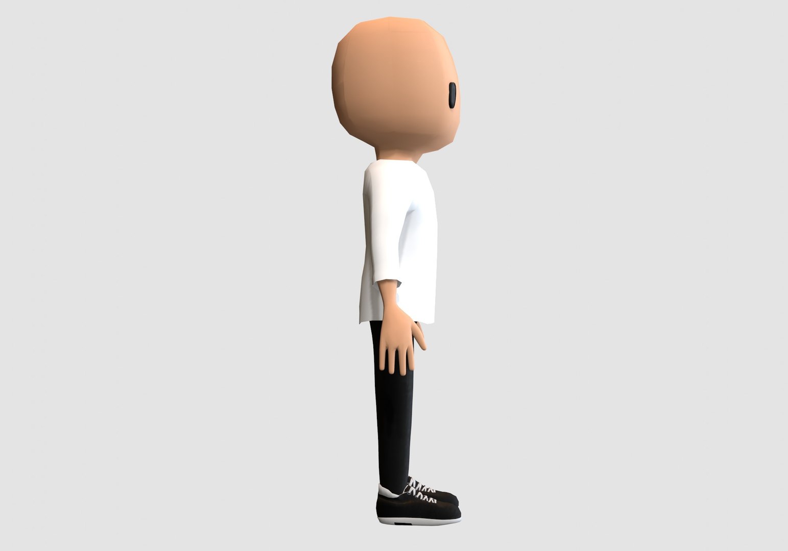 3D simple cartoon boy - TurboSquid 1929962