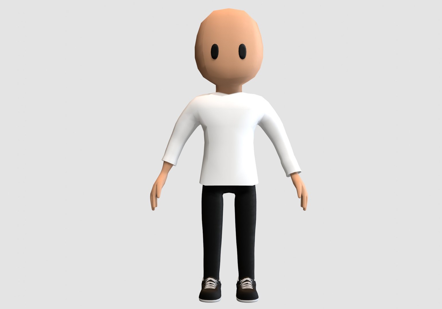 3D simple cartoon boy - TurboSquid 1929962