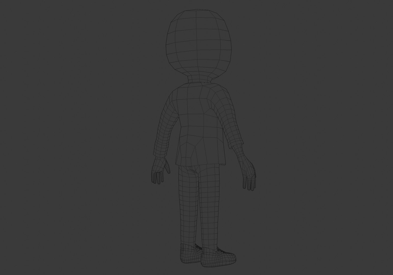 3D simple cartoon boy - TurboSquid 1929962