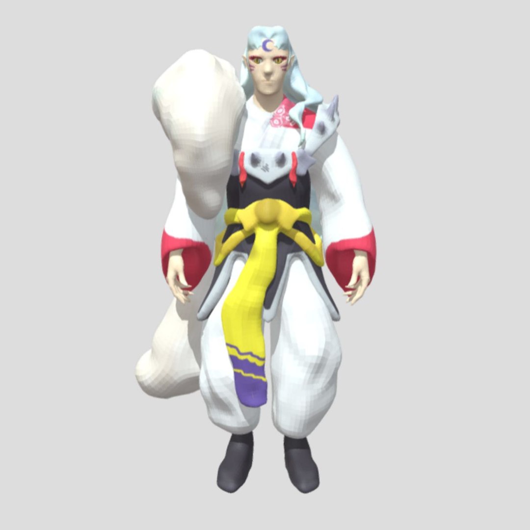 Sesshomaru Anime 3D Model - TurboSquid 1547506
