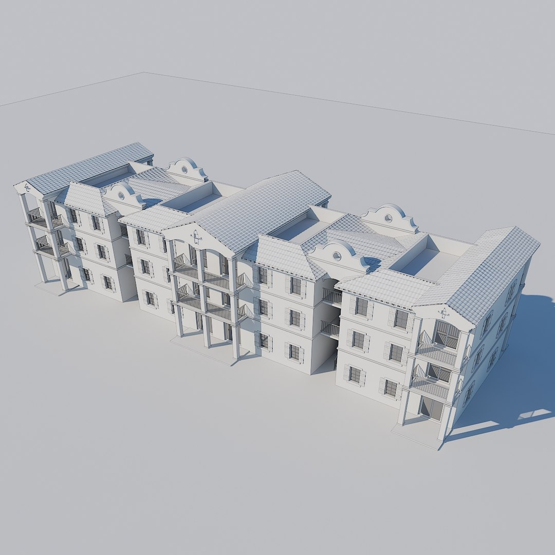 Building render model - TurboSquid 1418072