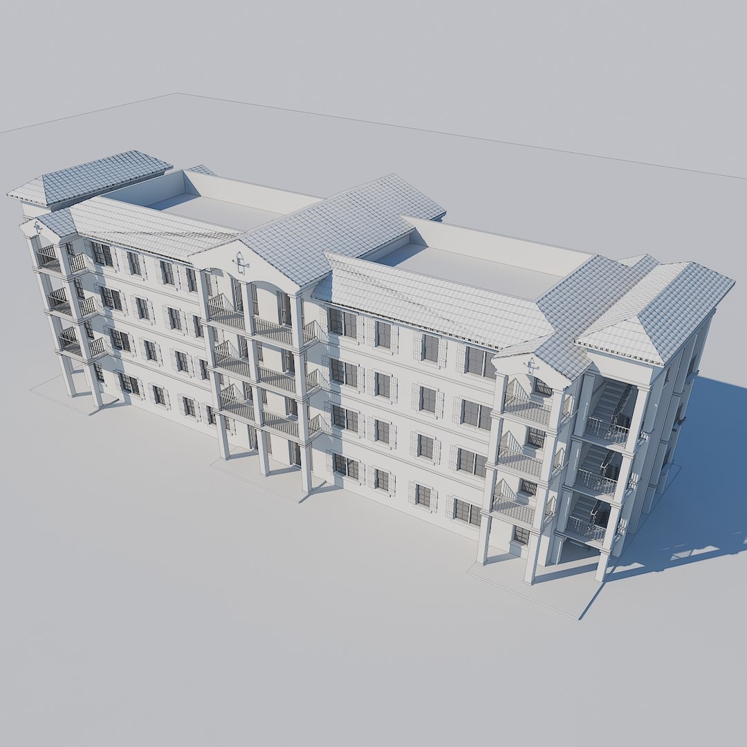 Building render model - TurboSquid 1418072
