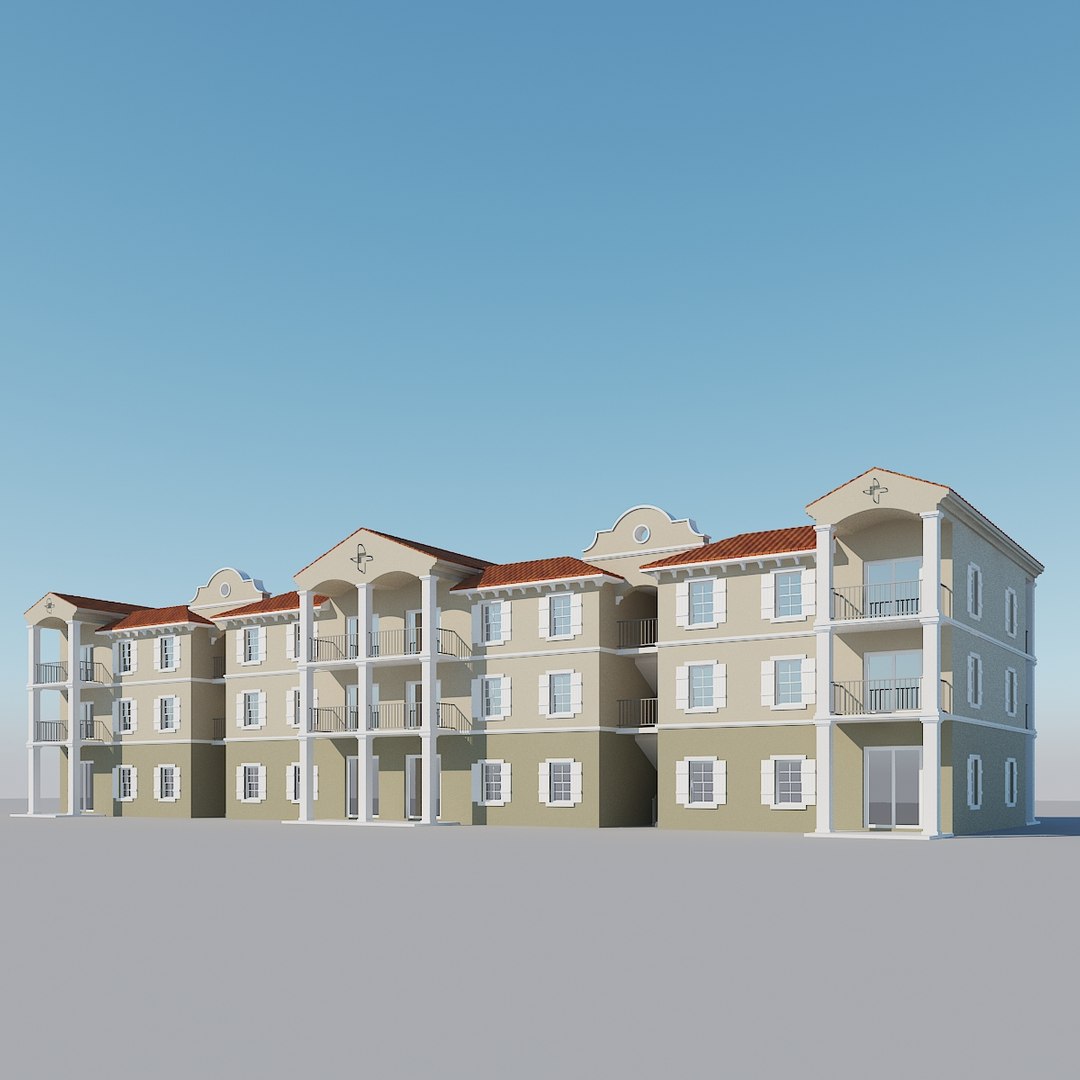 Building render model - TurboSquid 1418072