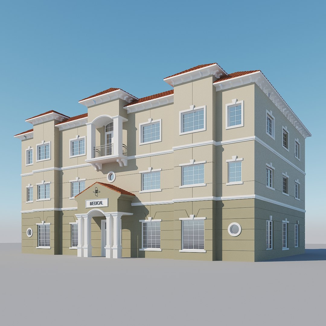 Building Render Model - TurboSquid 1418072