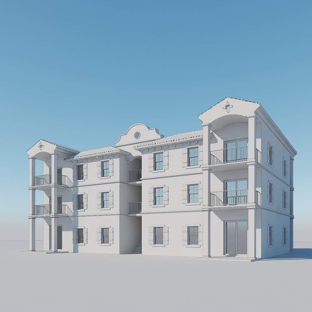 Building render model - TurboSquid 1418072