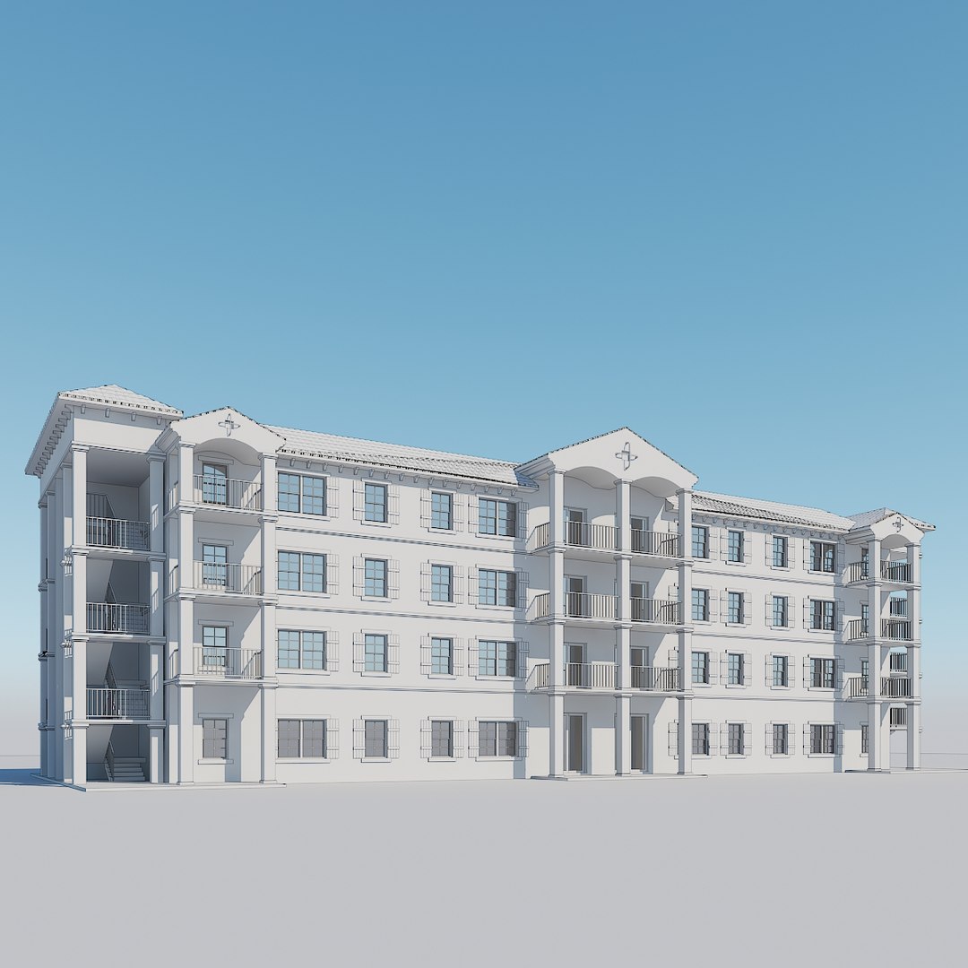 Building render model - TurboSquid 1418072