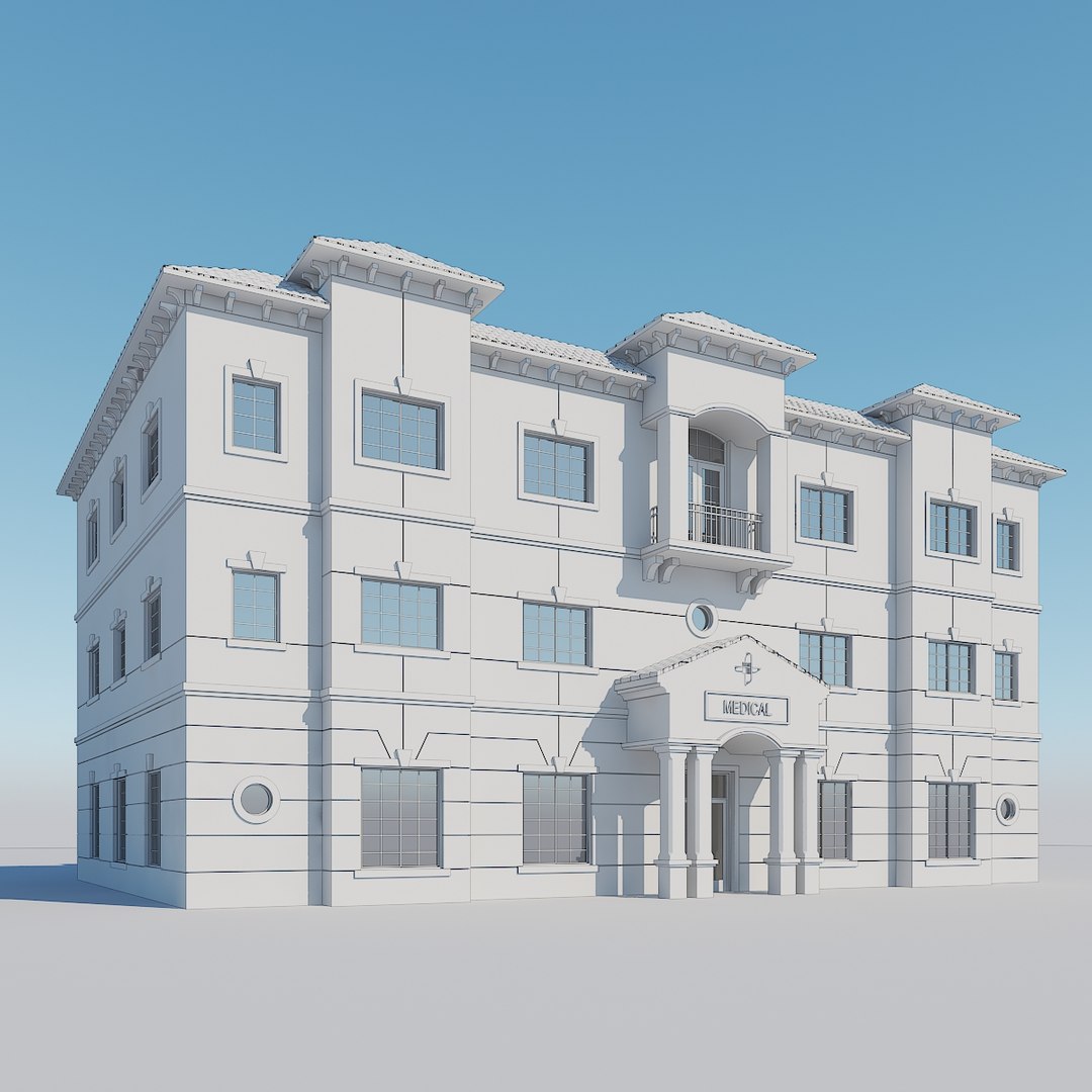 Building Render Model - TurboSquid 1418072