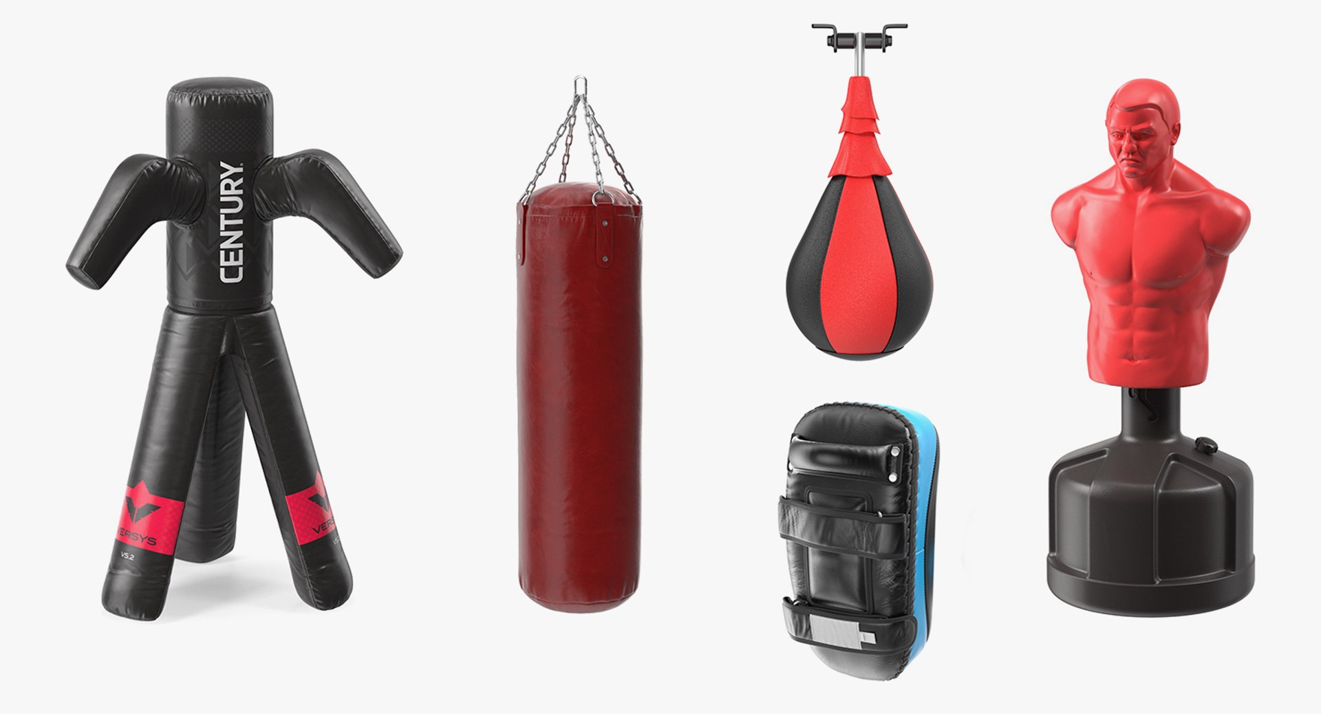 Punching dummies 2 3D model - TurboSquid 1676676