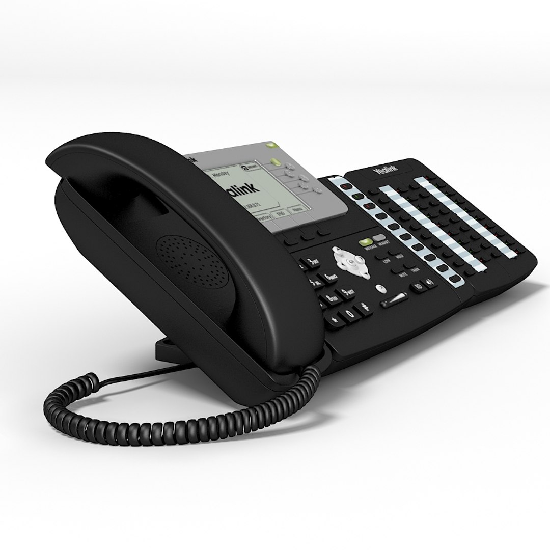 Yealink Sip-t2 8p 3d Model