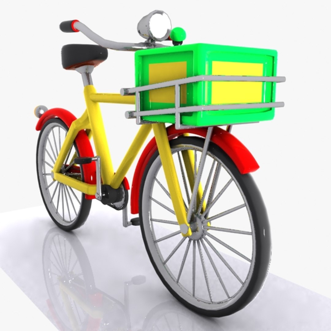Cartoon Bicycle Cycle 3d 3ds