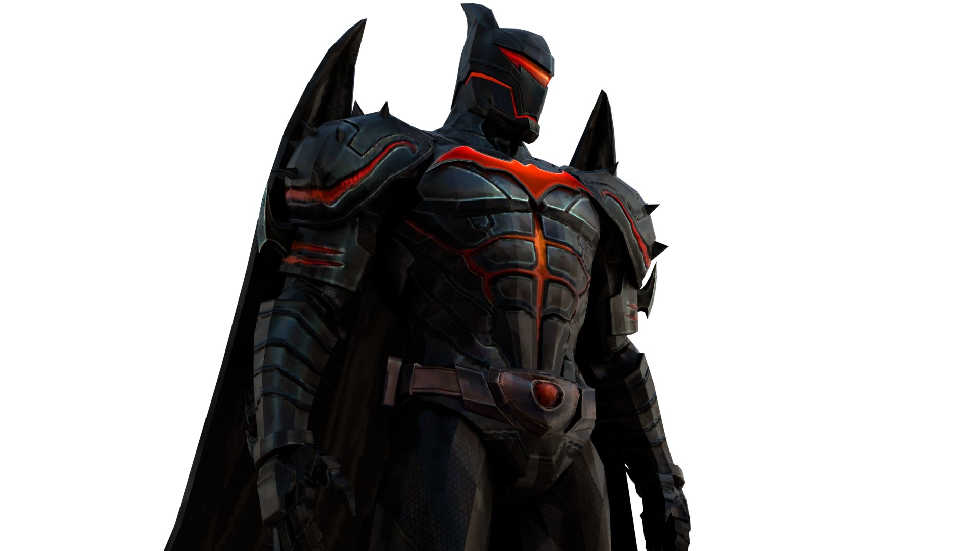 Hellbat Armor 3D Model Rigged Game Ready Character 3D - TurboSquid 2319495