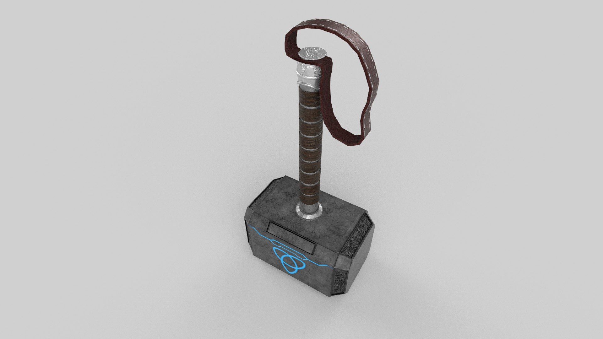 3D Mjolnir Model - TurboSquid 1868012