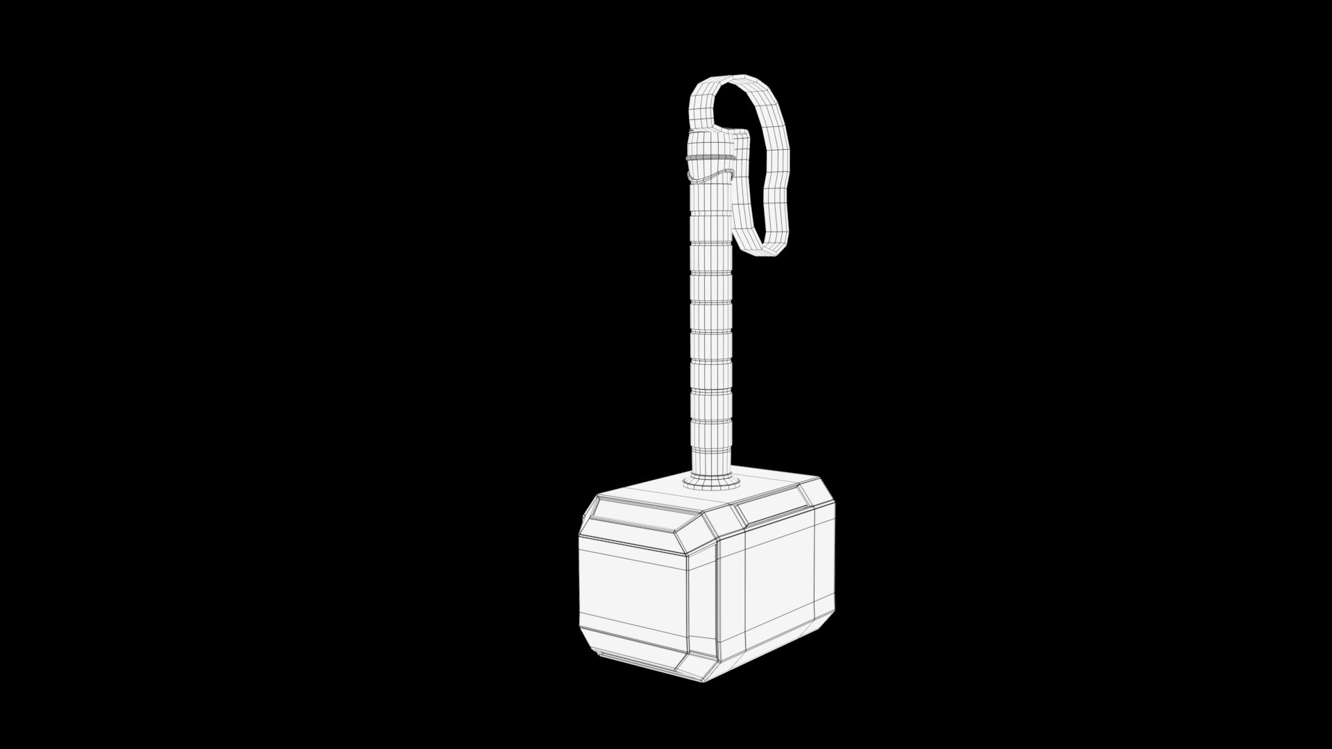3D Mjolnir Model - TurboSquid 1868012