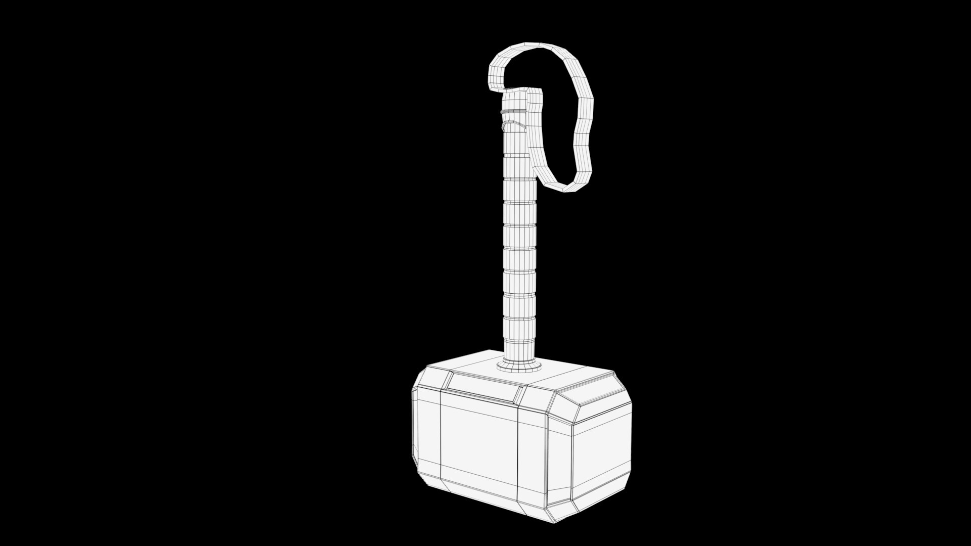 3D Mjolnir Model - TurboSquid 1868012