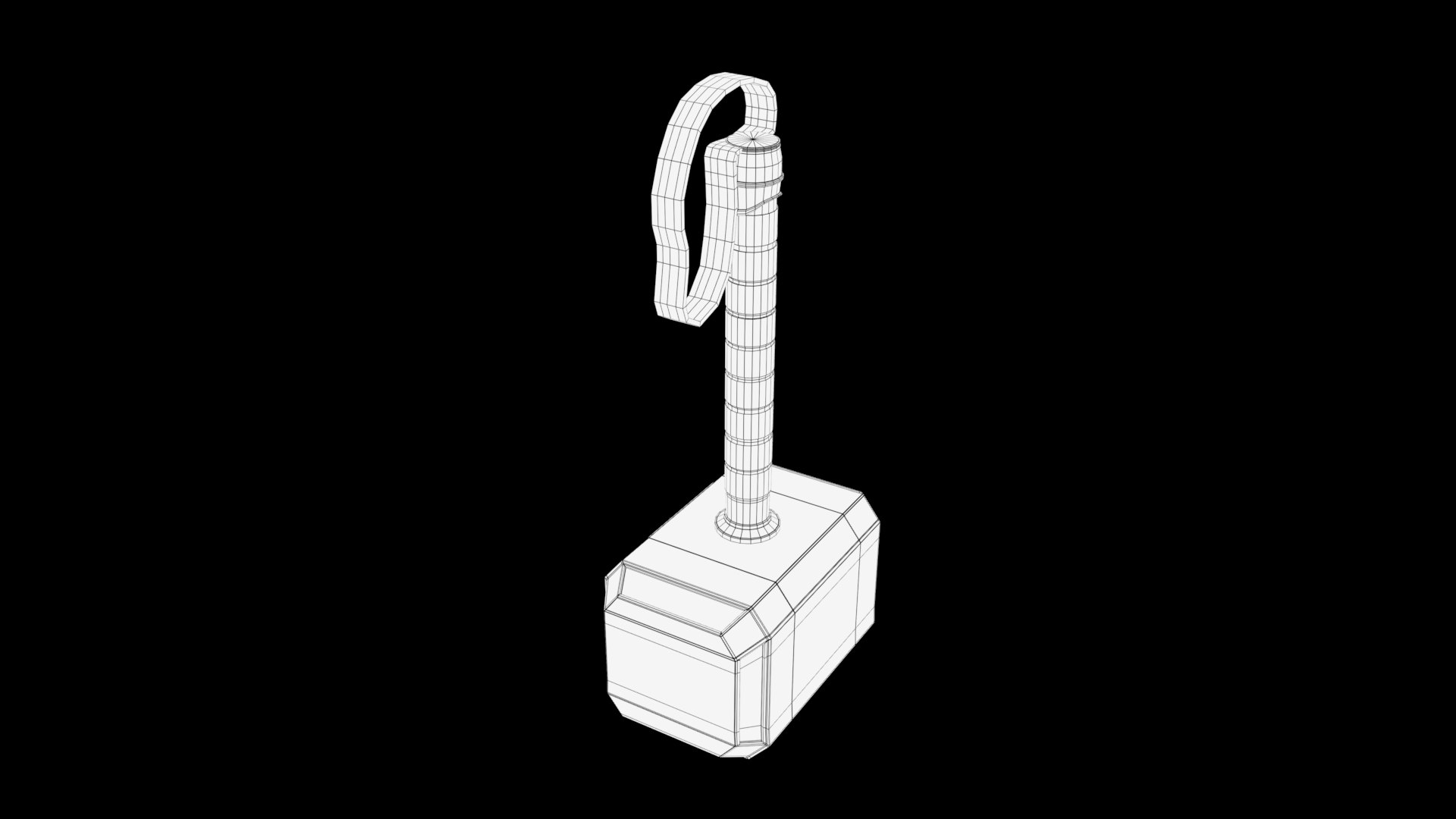 3D Mjolnir Model - TurboSquid 1868012