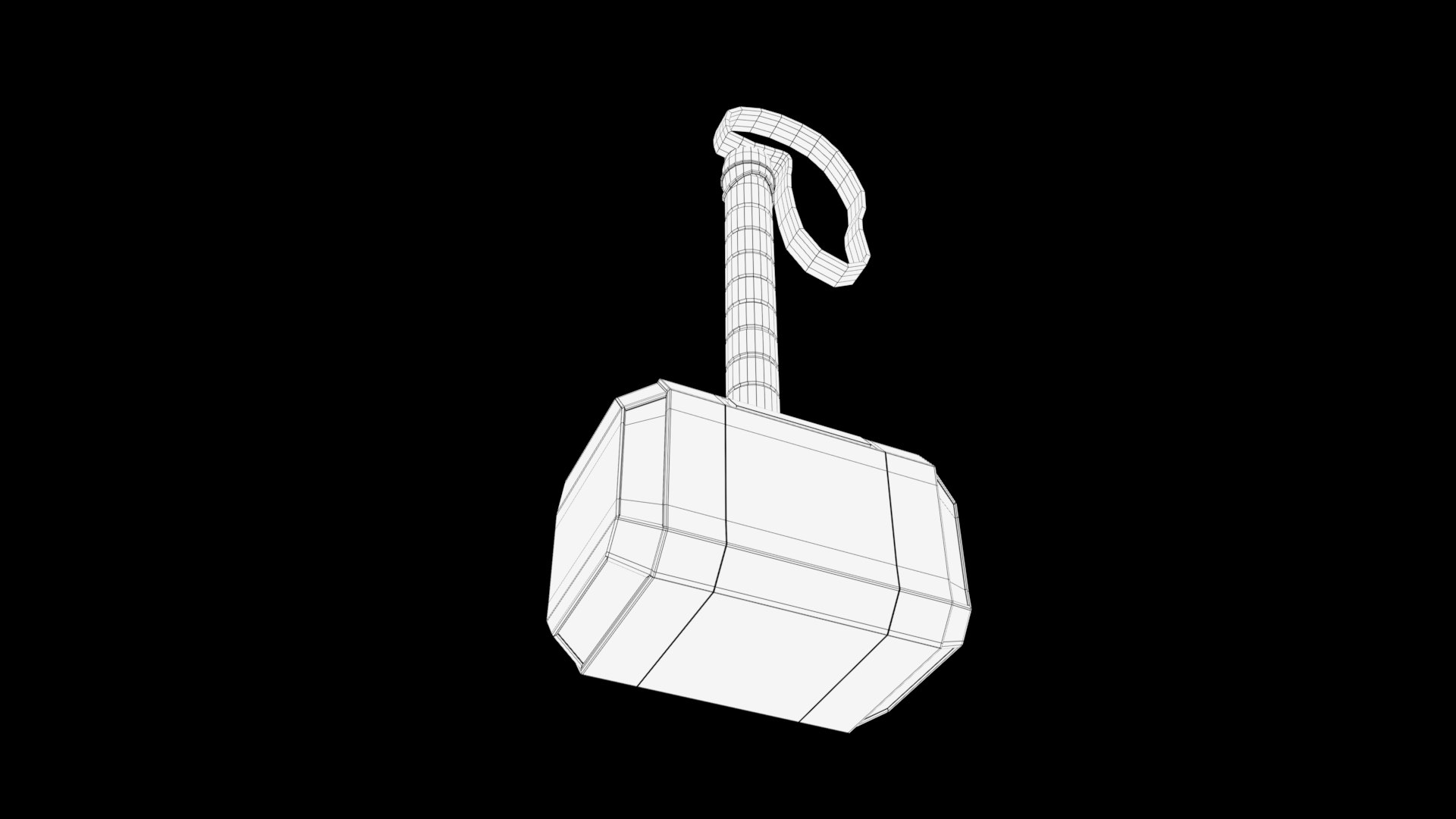 3D Mjolnir Model - TurboSquid 1868012