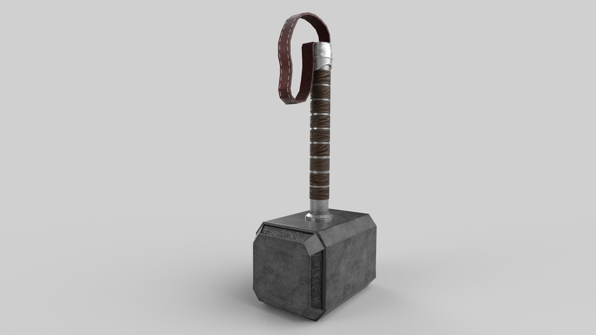 3D Mjolnir Model - TurboSquid 1868012