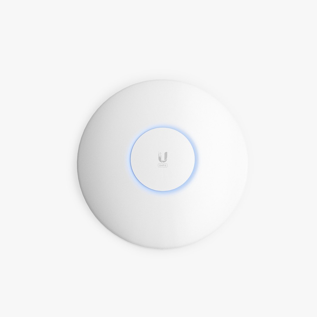 Ubiquiti UniFi Access Point U6-LR 3D Model - TurboSquid 1836774