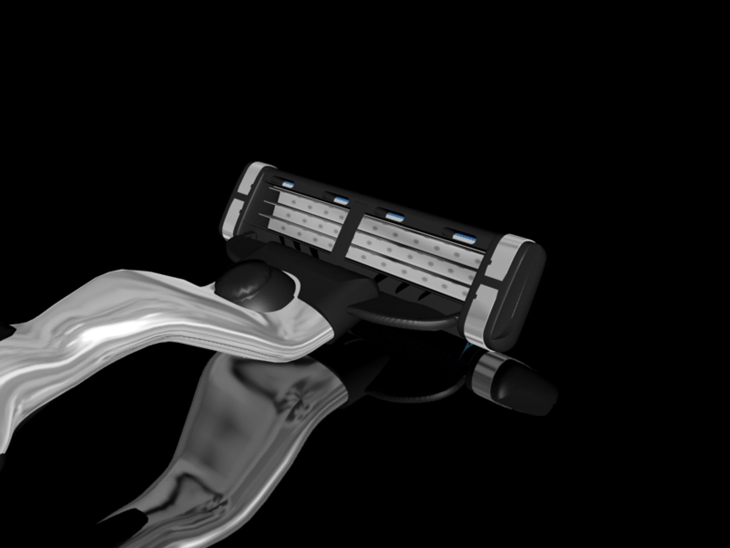 Gillette Mach 3 3d Max