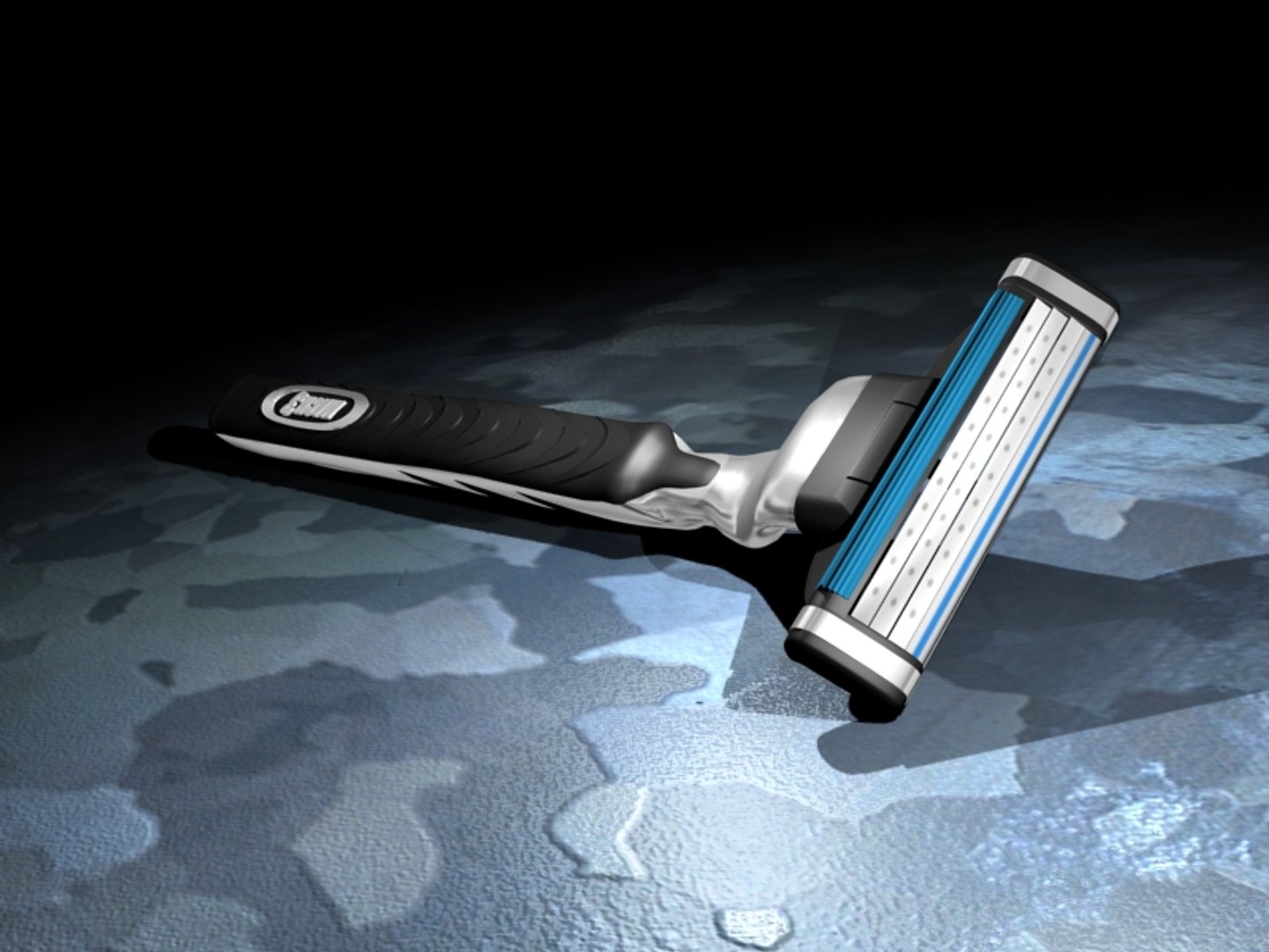 Gillette Mach 3 3d Max