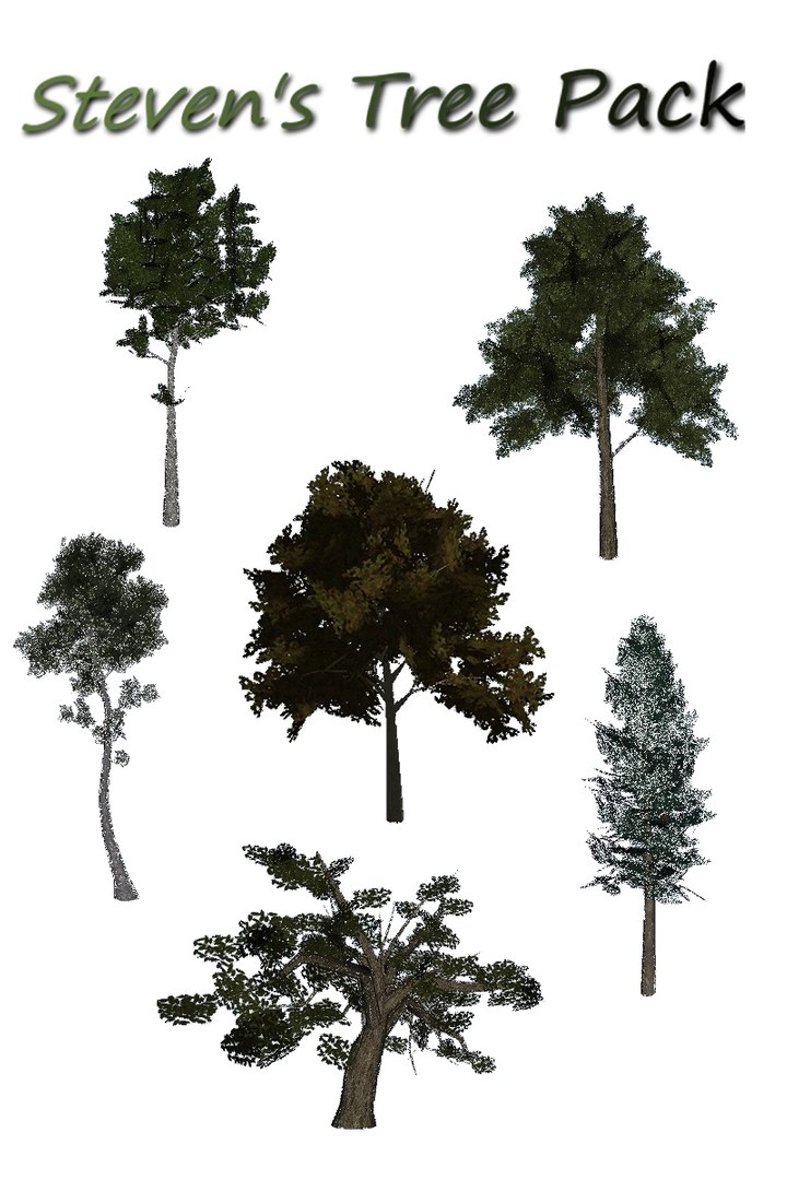 Tree Pack 3d Model