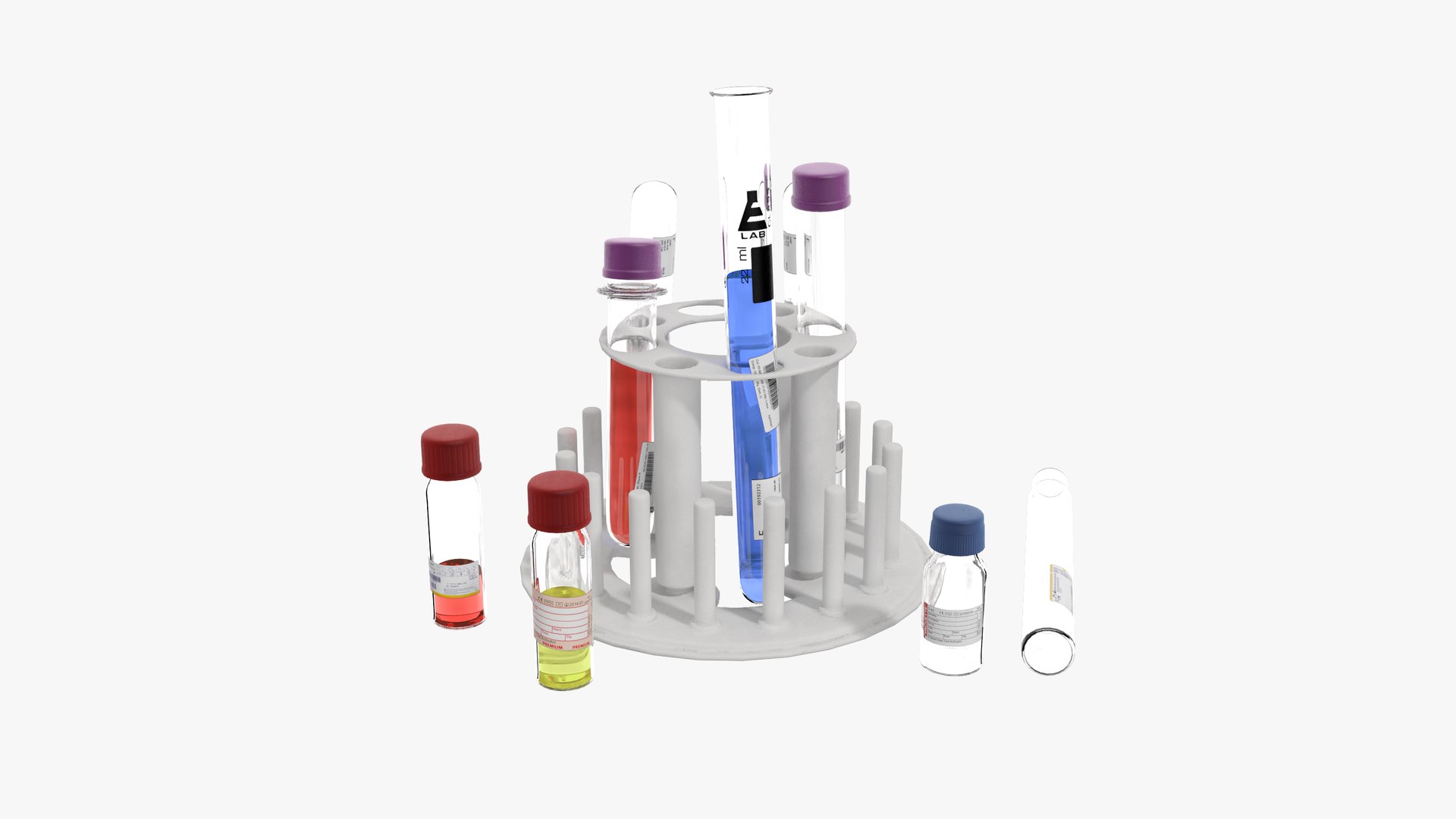 Stand Test Tube 3D Model - TurboSquid 1740224