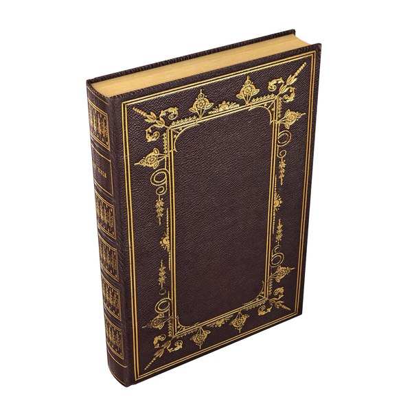 3d old book model