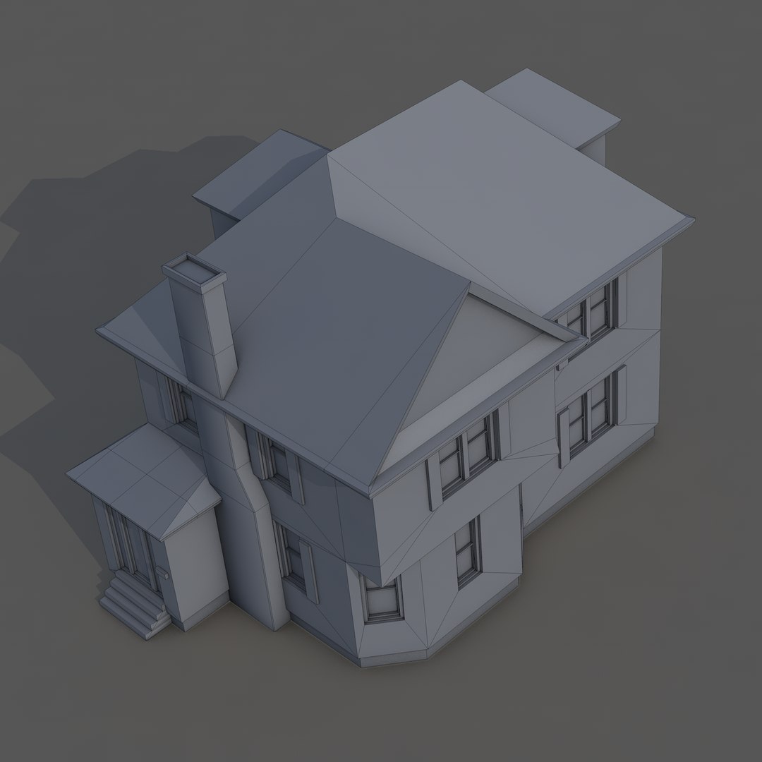 3D Story House Architectural Buildings Model - TurboSquid 1386720