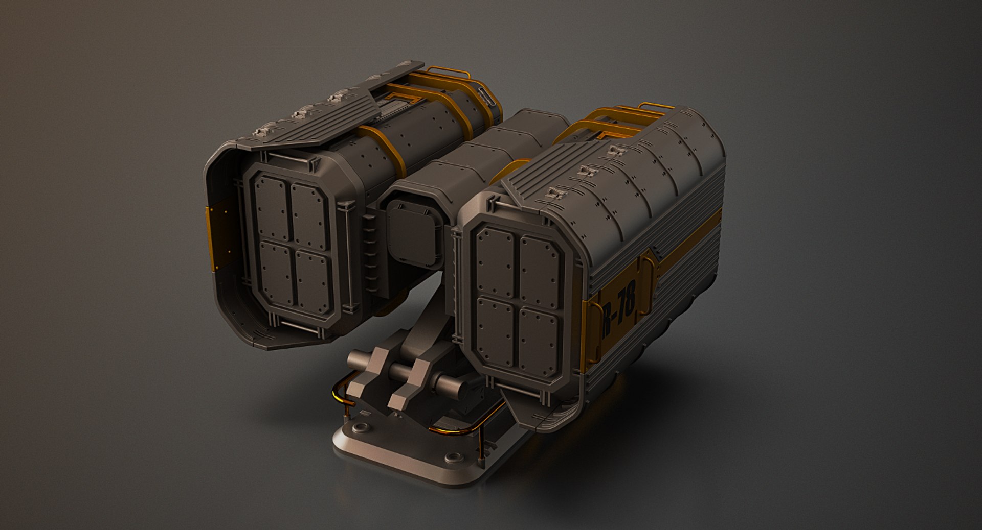 lxo sci-fi rocket turret