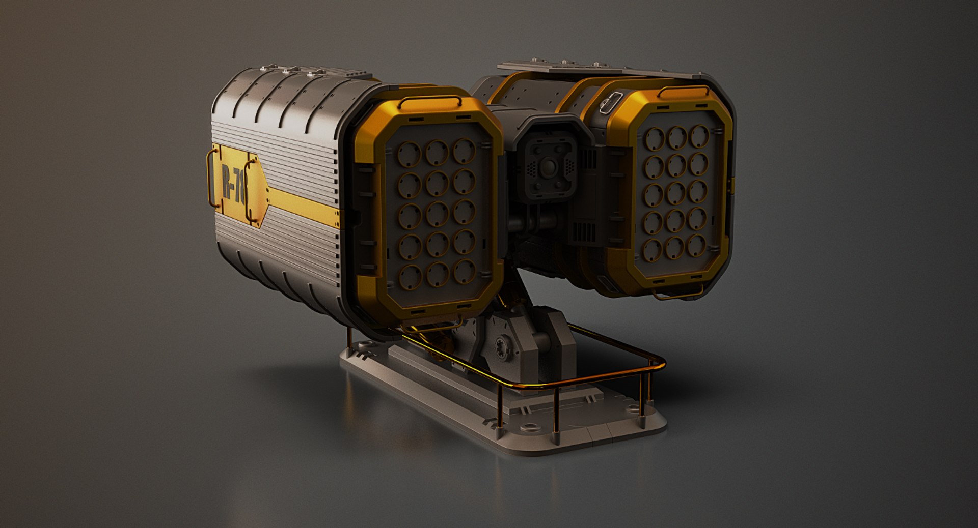 lxo sci-fi rocket turret
