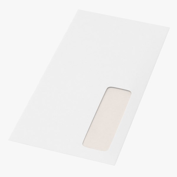 3D closed mail envelopes - TurboSquid 1233243
