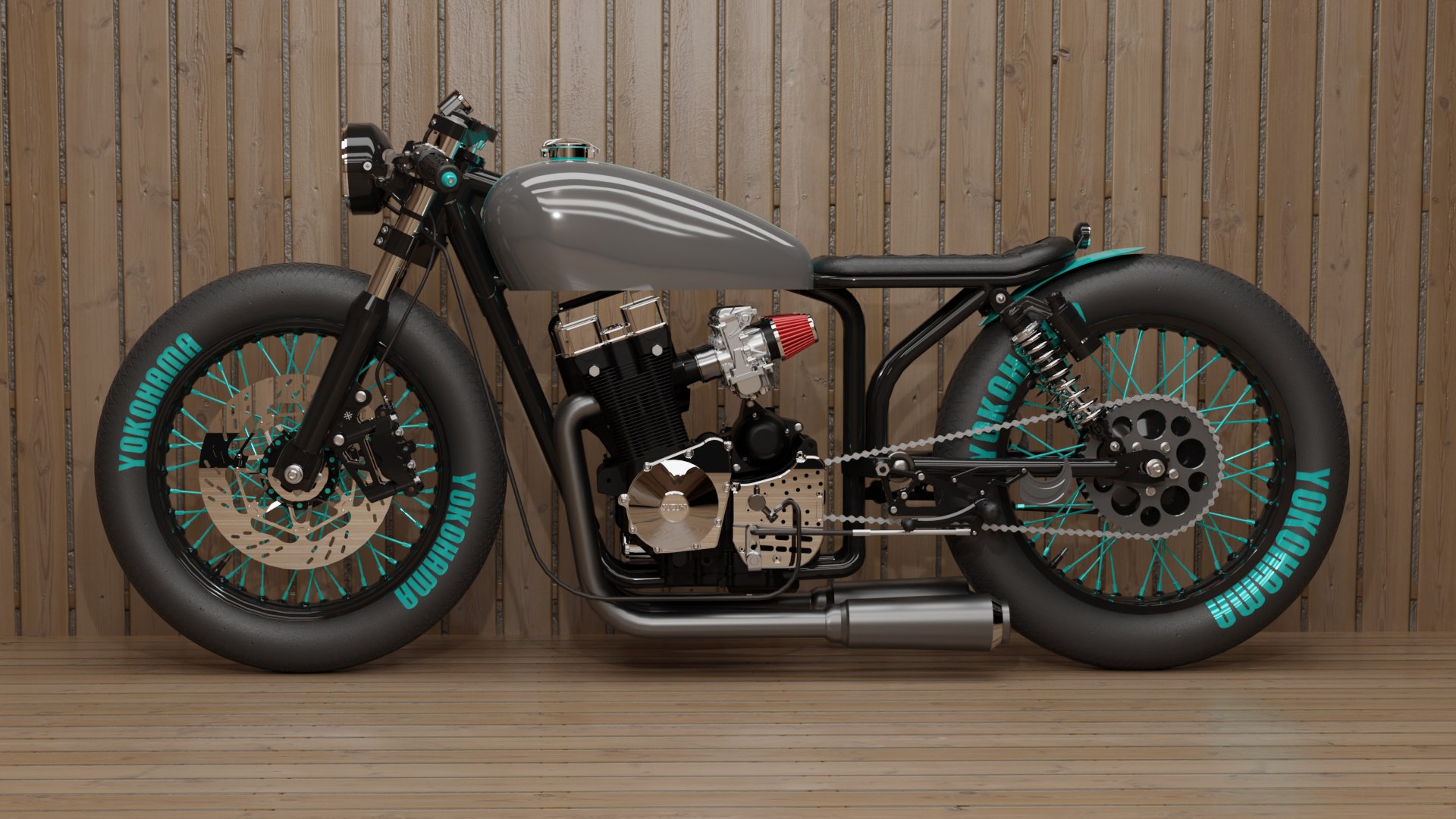3D Custom Suzuki Brat Motorcycle - TurboSquid 2261727
