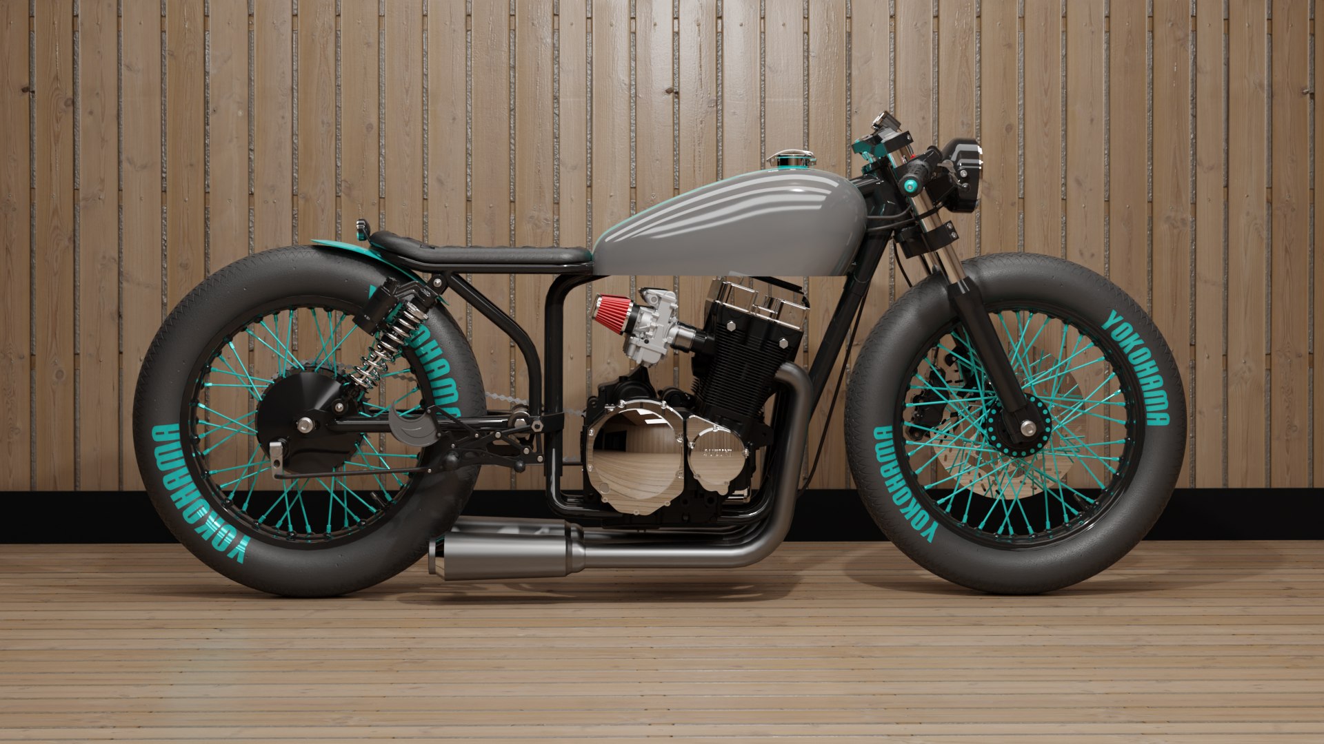3D Custom Suzuki Brat Motorcycle - TurboSquid 2261727