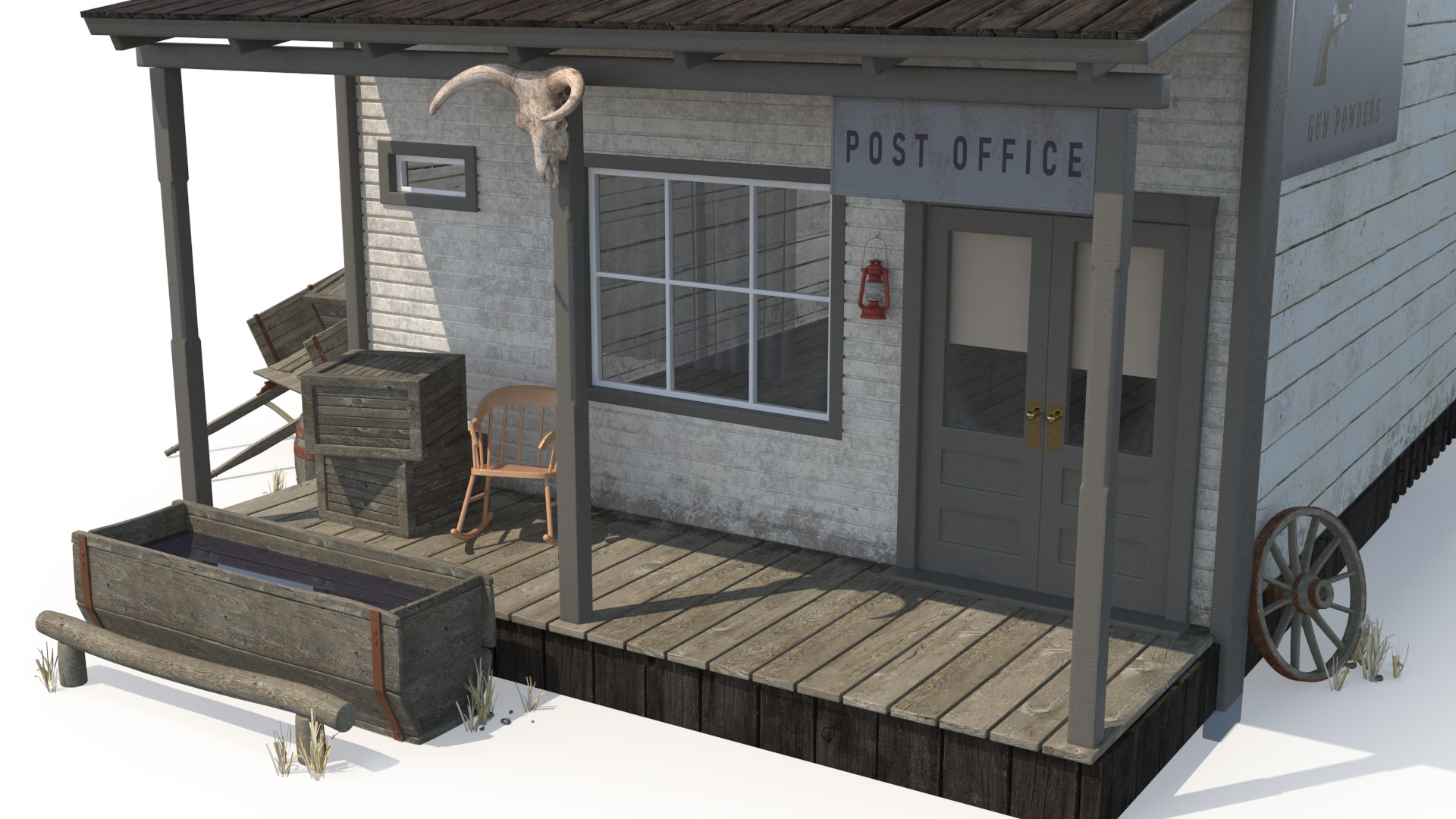 Wild West Store 3D Model - TurboSquid 2093231