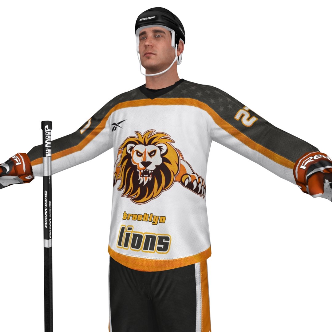 3d Model Hockey Player
