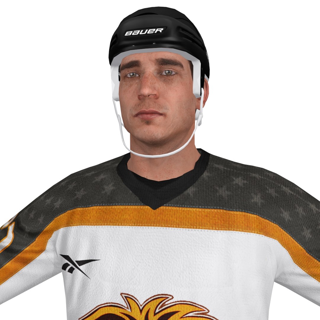 3d Model Hockey Player