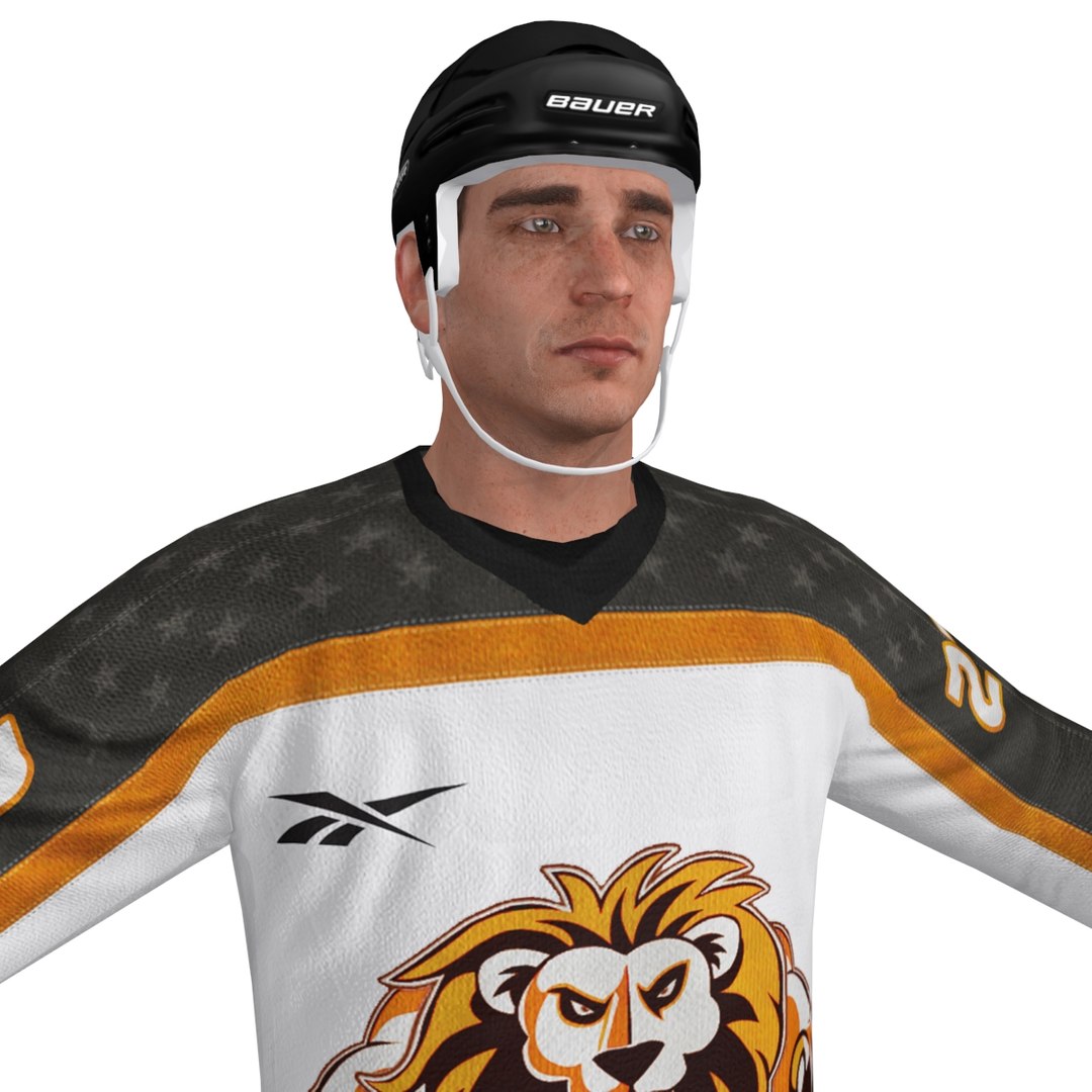 3d Model Hockey Player