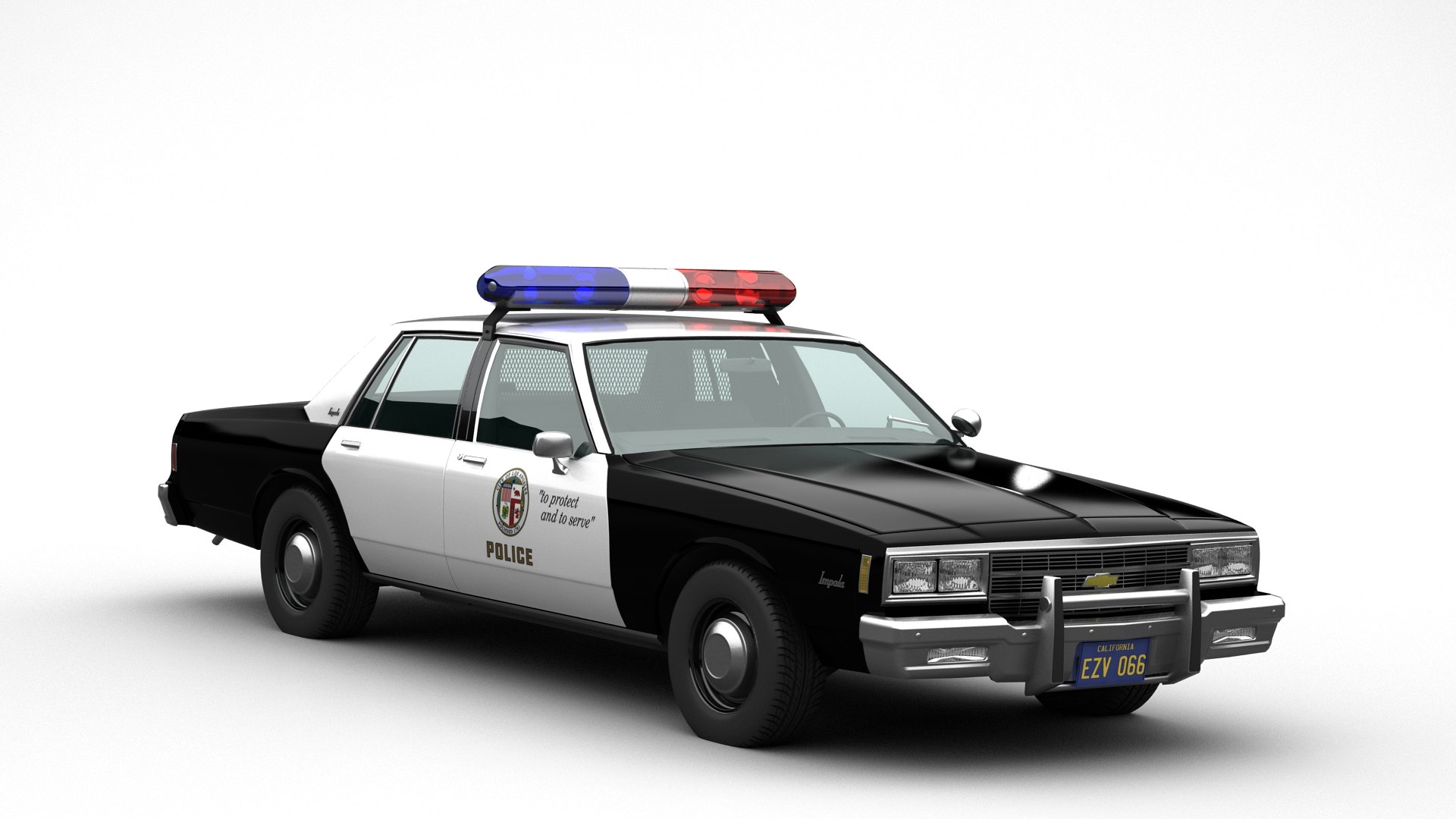 Chevrolet Impala Police 3D Model - TurboSquid 2010761