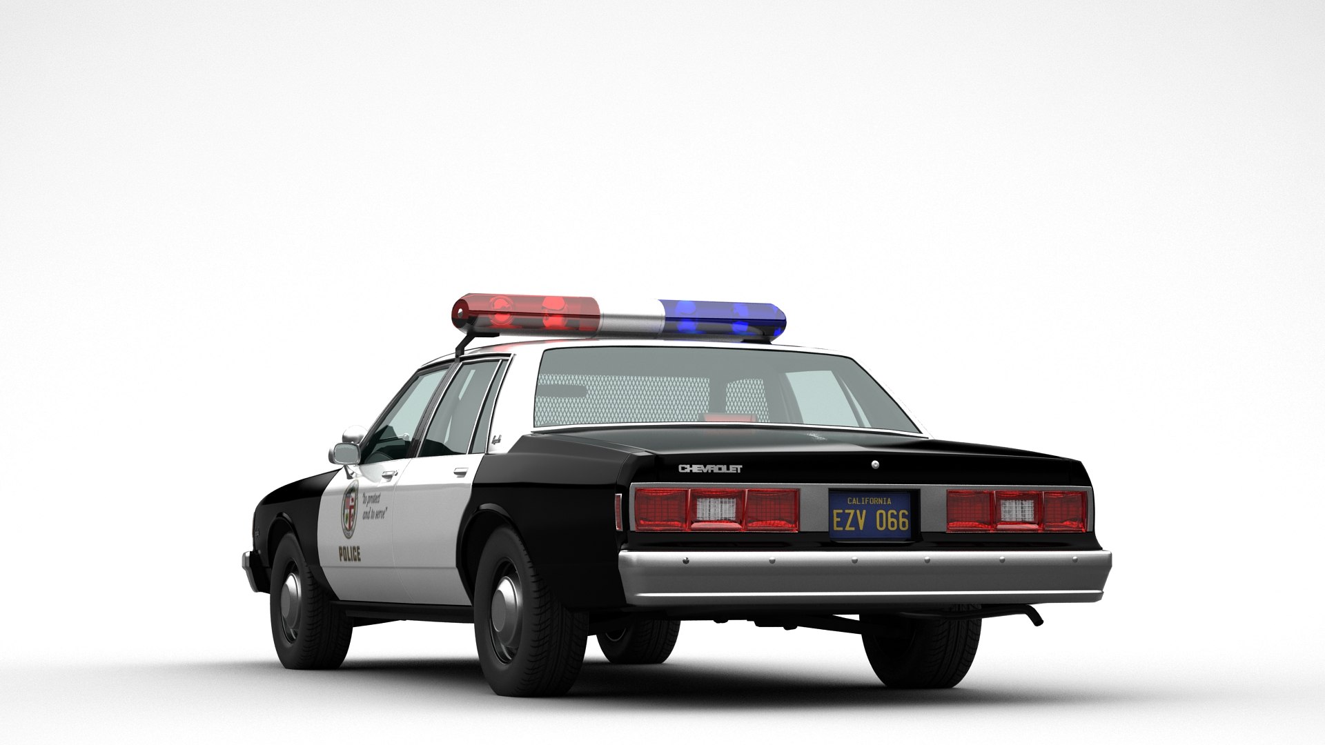 Chevrolet Impala Police 3D Model - TurboSquid 2010761