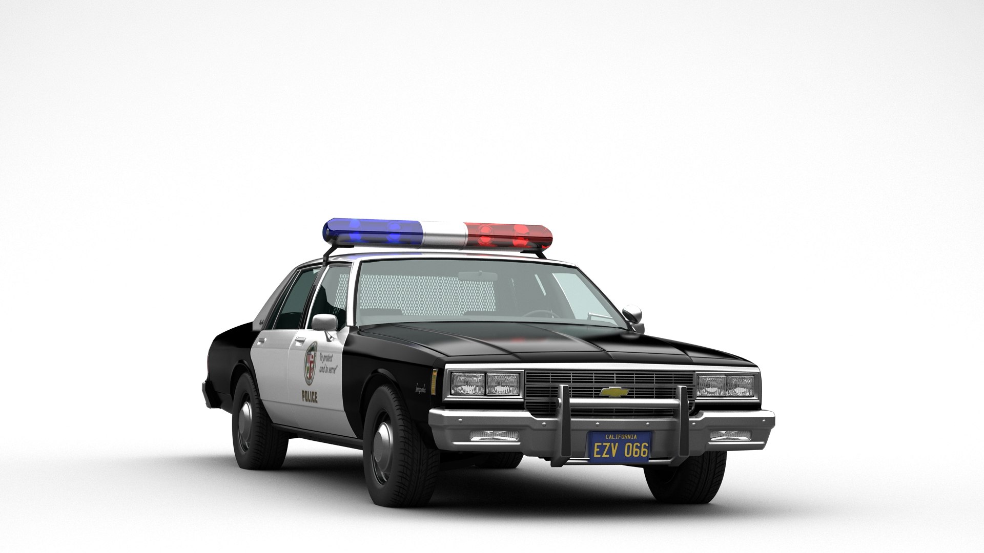 Chevrolet Impala Police 3D Model - TurboSquid 2010761