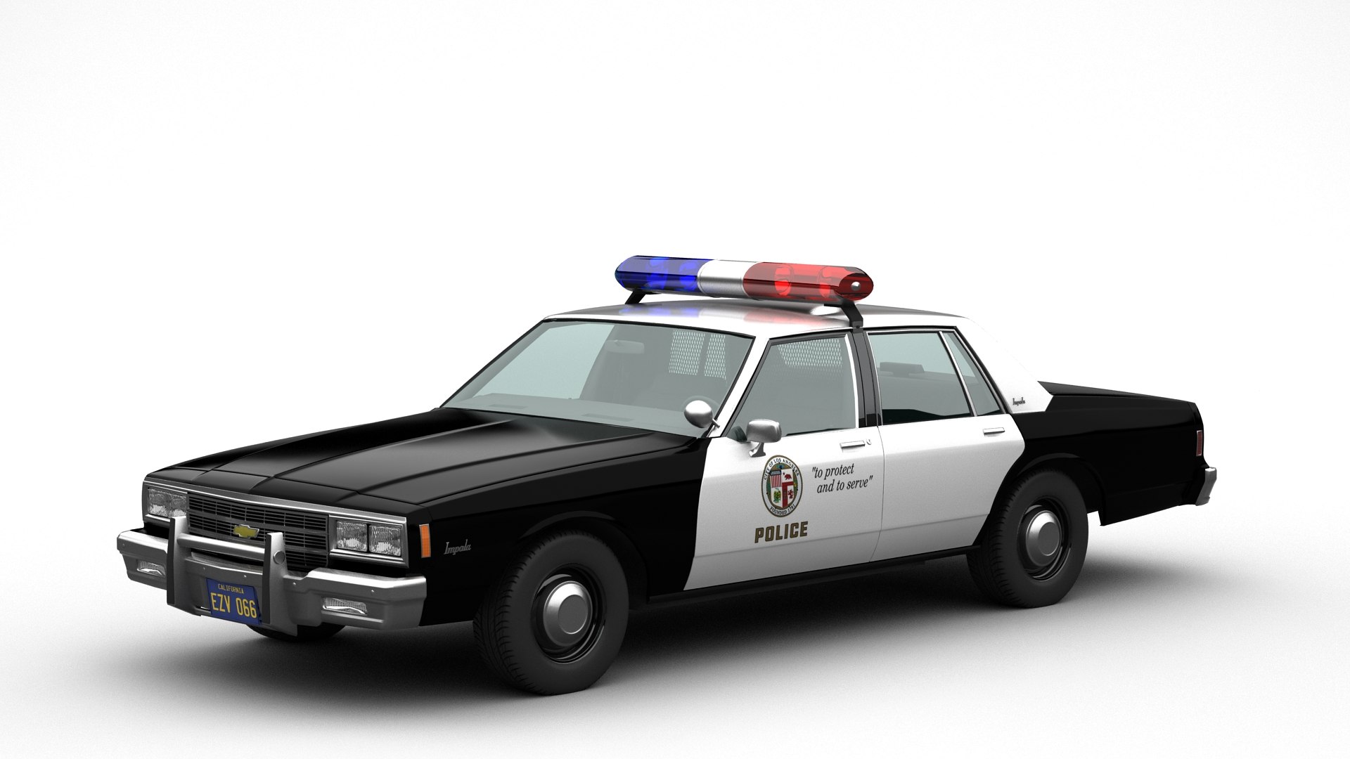 Chevrolet Impala Police 3D Model - TurboSquid 2010761