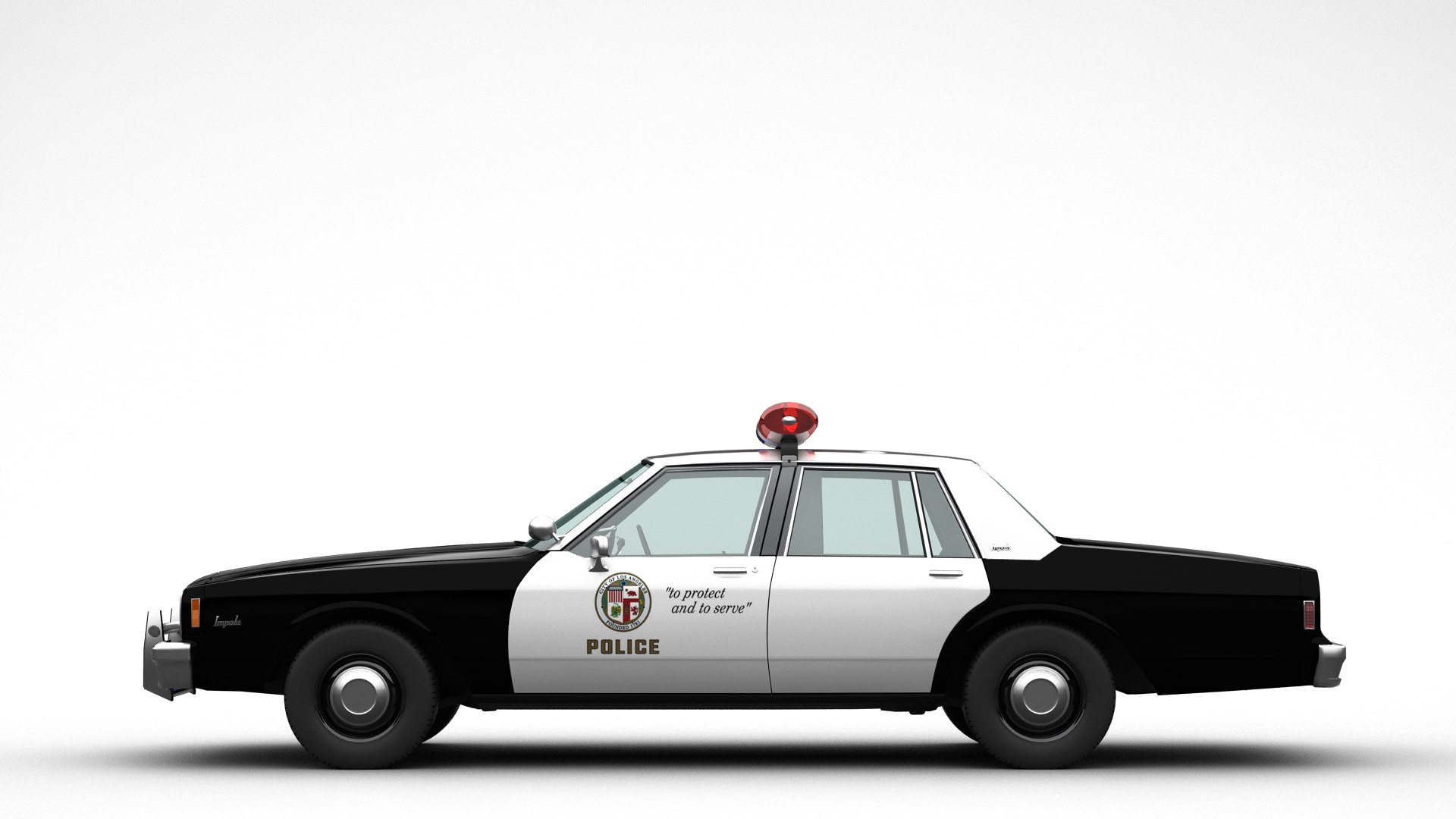Chevrolet Impala Police 3D Model - TurboSquid 2010761