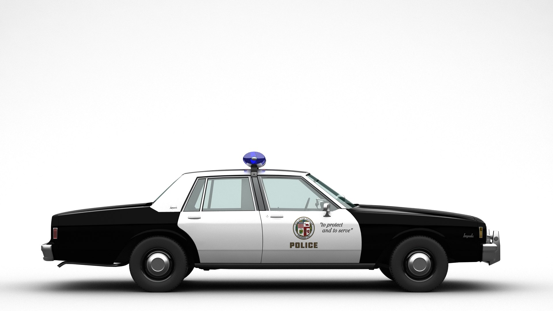Chevrolet Impala Police 3D Model - TurboSquid 2010761