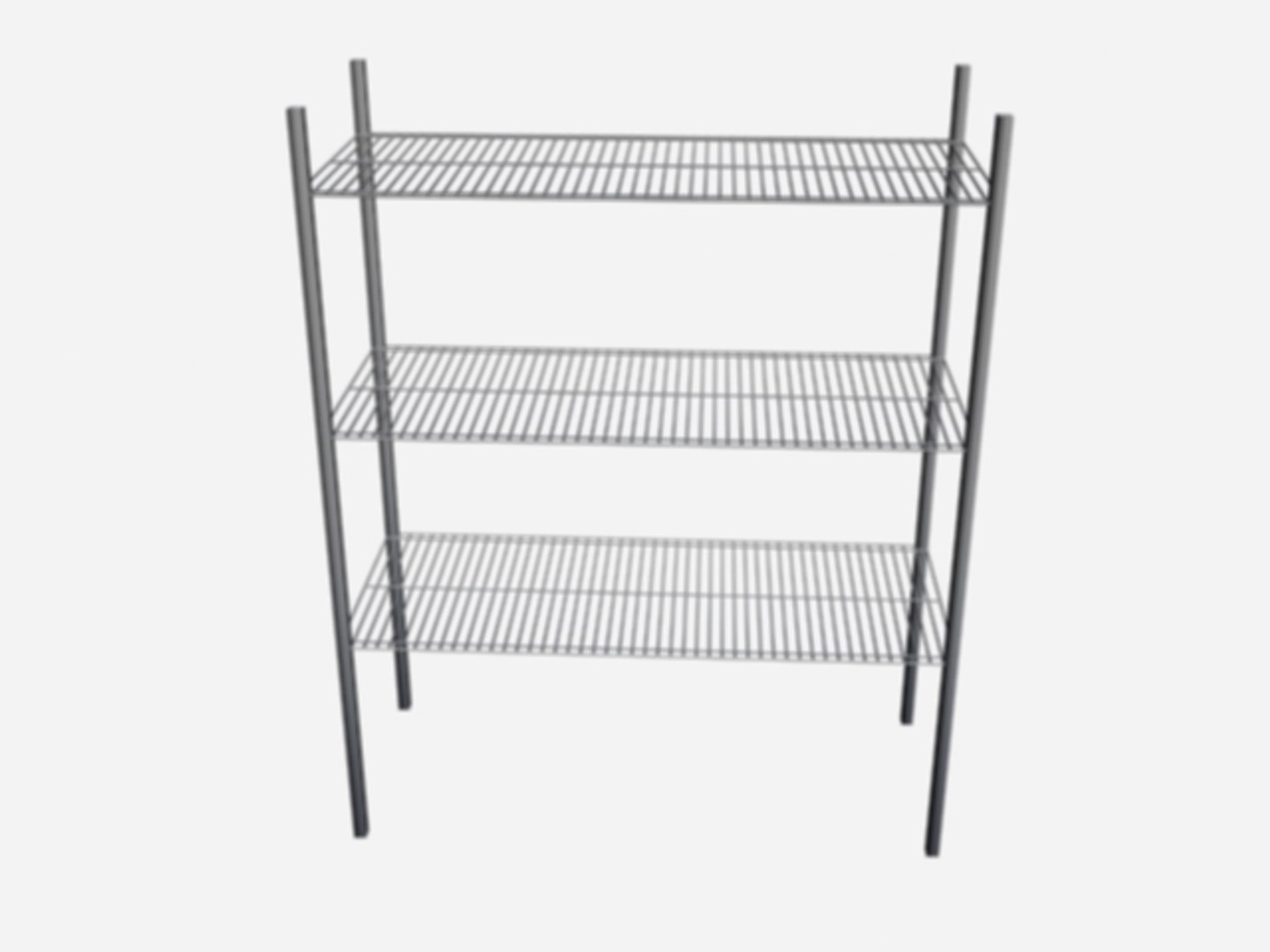 3d Model Of Wire Rack
