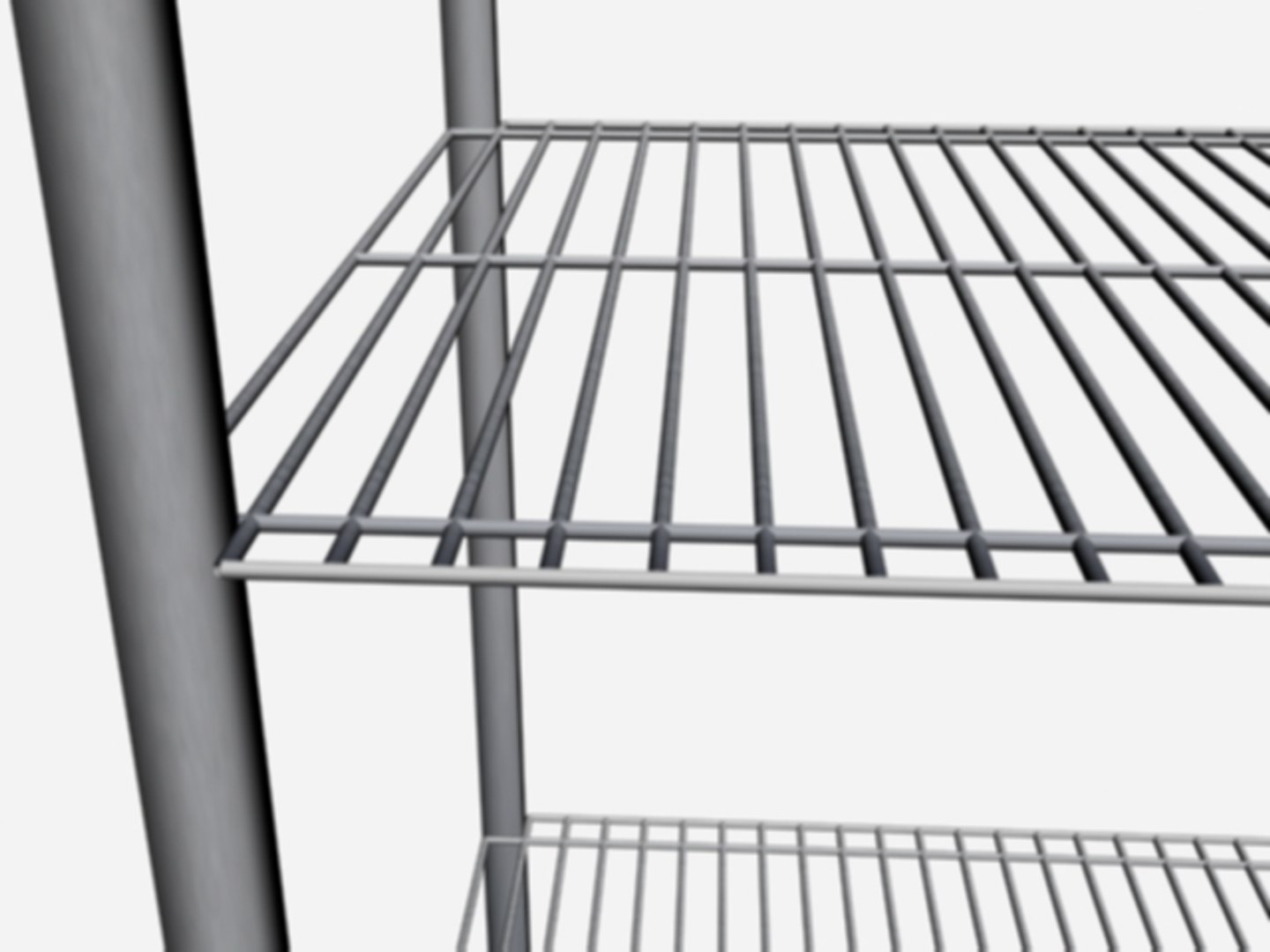 3d Model Of Wire Rack