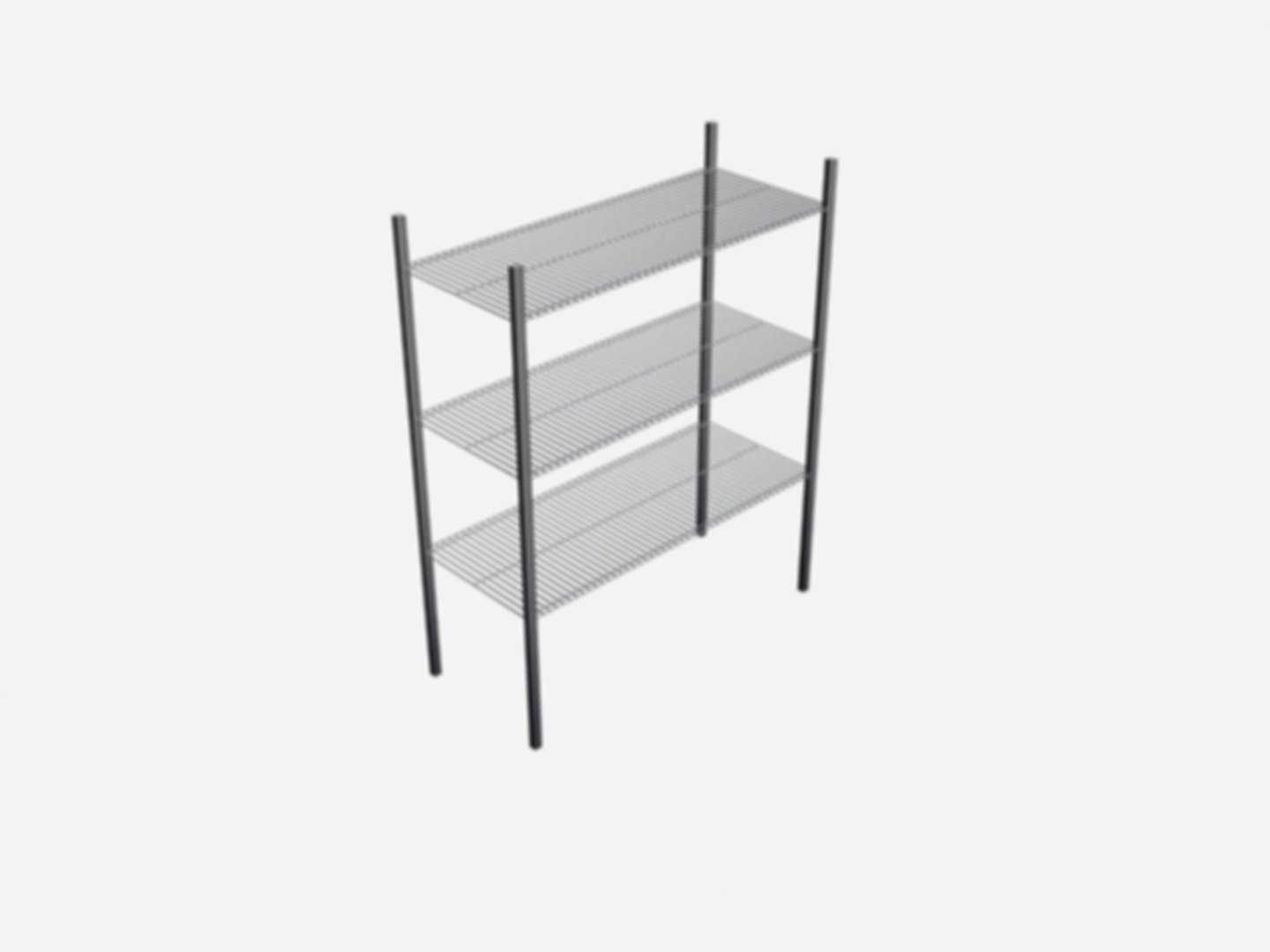 3d Model Of Wire Rack