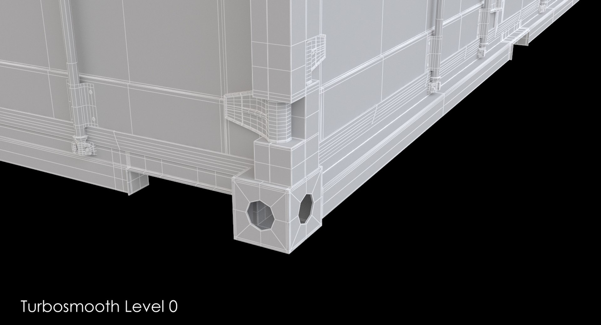 20ft Industrial Container Door 3D Model - TurboSquid 1253118